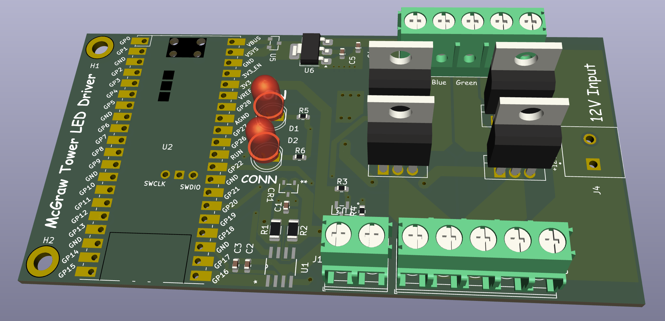 Hardware Design — ECE 5730: Clocktower LEDs documentation