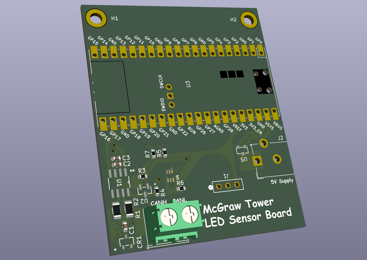 Hardware Design — ECE 5730: Clocktower LEDs documentation